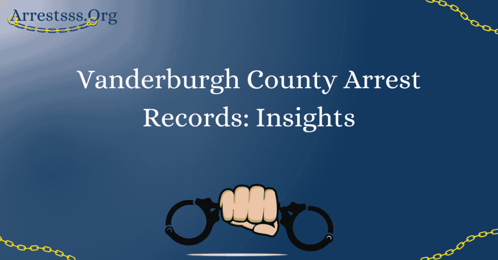 Vanderburgh County Arrest Records: Insights - Arrests Org